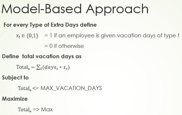 “Model-based” vs. “Method-based” Approaches to Decision Modeling ...