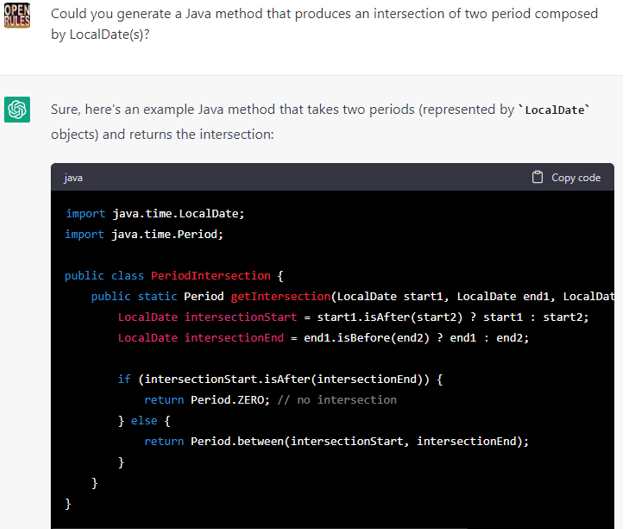 Helping ChatGPT to Build a Working Decision Model | OpenRules - Decision Intelligence Platform